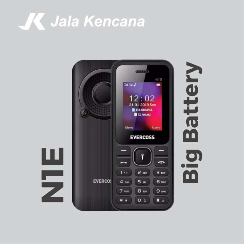 Jual Evercoss N1E Handphone Jadul Candybar Dual Sim Garansi Resmi di ...
