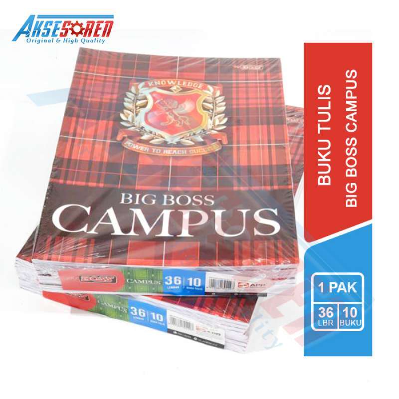 Promo Buku Tulis Sekolah Big Boss Campus [Isi 36/50 Lembar] / Bigbos 10 ...