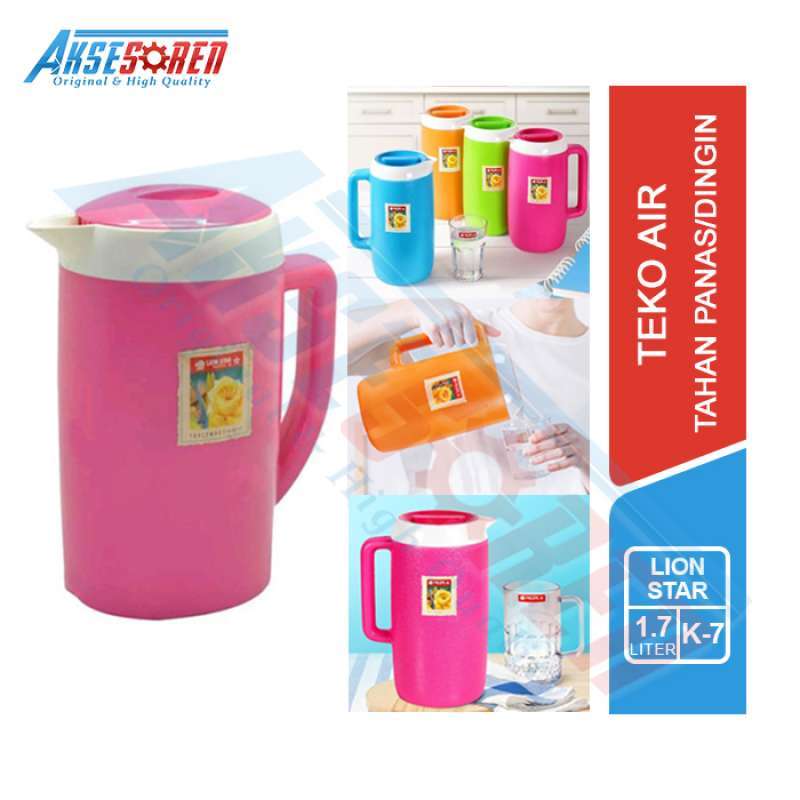 Jual Thermo Water Jug Lion Star [1.7 L] / Teko Termos Tempat Air Minum Tahan Panas Dingin Di ...