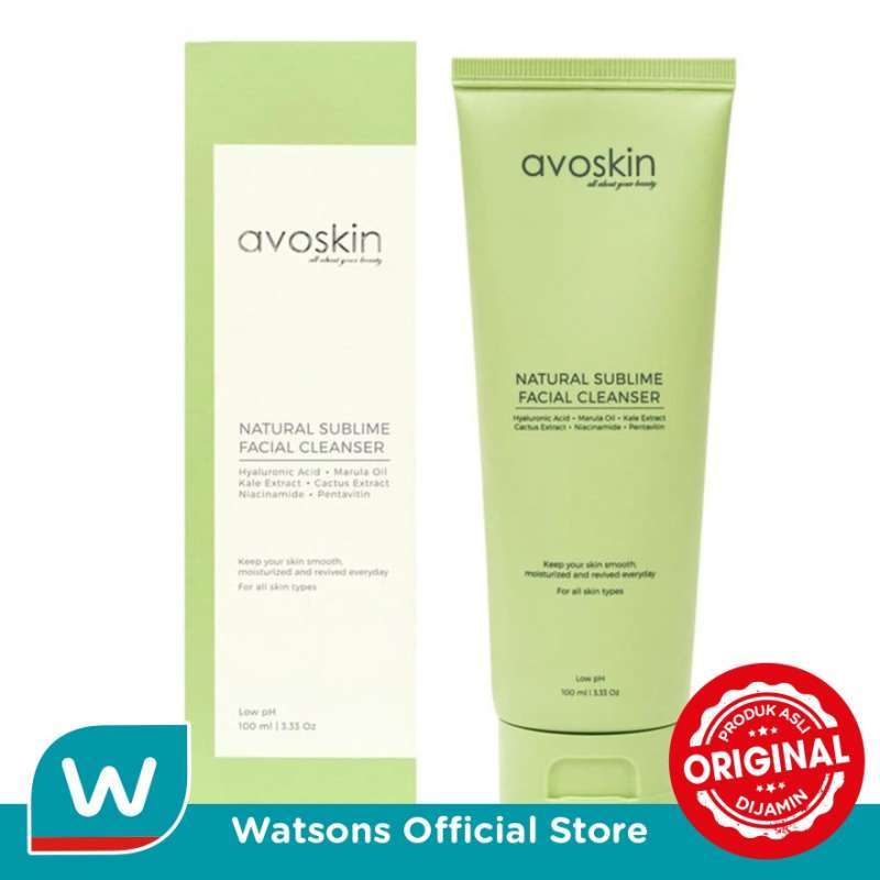 Jual Avoskin Natural Sublime Facial Cleanser 100ml di Seller WATSONS ...
