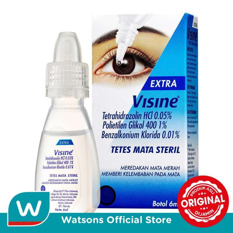 Jual Visine Extra Tetes Mata [6 mL] - - di Seller WATSONS Official ...