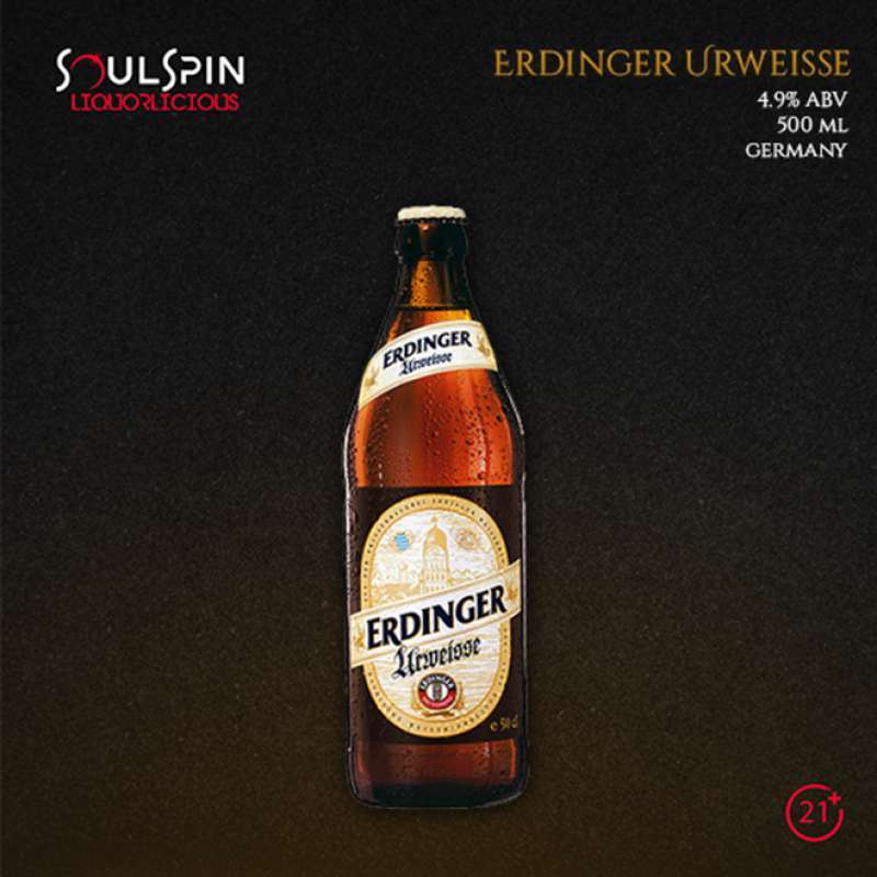 Jual Erdinger Urweisse Beer Bir 500ml (1 botol) di Seller SOULSPIN ...