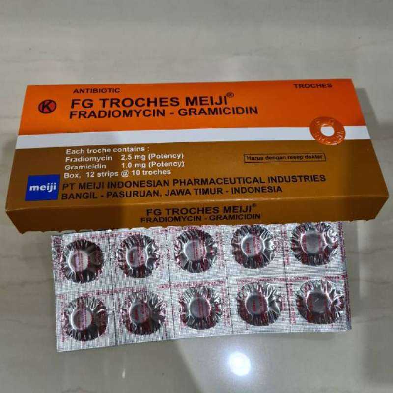 Promo Troches Fg Troches Obat Kesehatan [10 Tablet/strip] Diskon 4% Di ...