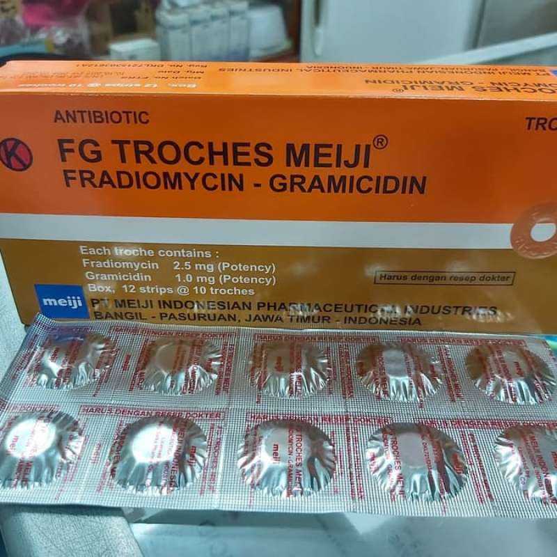 Promo Troches Fg Troches Obat Kesehatan [10 Tablet/strip] Diskon 4% Di ...