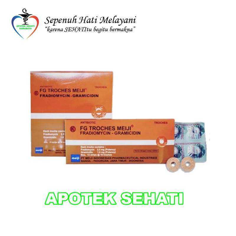 Promo Troches Fg Troches Obat Kesehatan [10 Tablet/strip] Diskon 4% Di ...