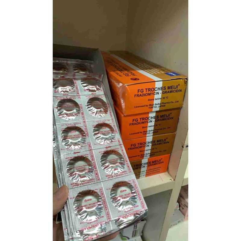 Promo Troches Fg Troches Obat Kesehatan [10 Tablet/strip] Diskon 4% Di ...