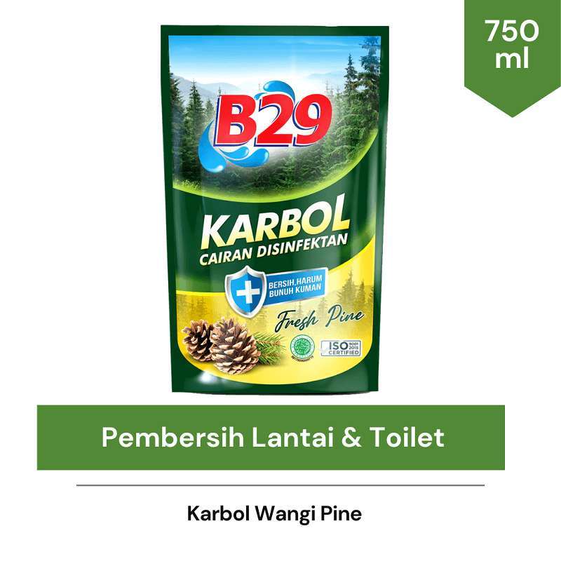 Jual B29 Karbol Pine Pembersih Lantai Kamar Mandi 750 ml di Seller ...