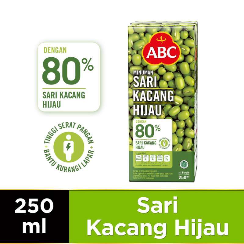 Promo ABC Minuman Sari Kacang Hijau 250 ml Diskon 10% di Seller ABC ...