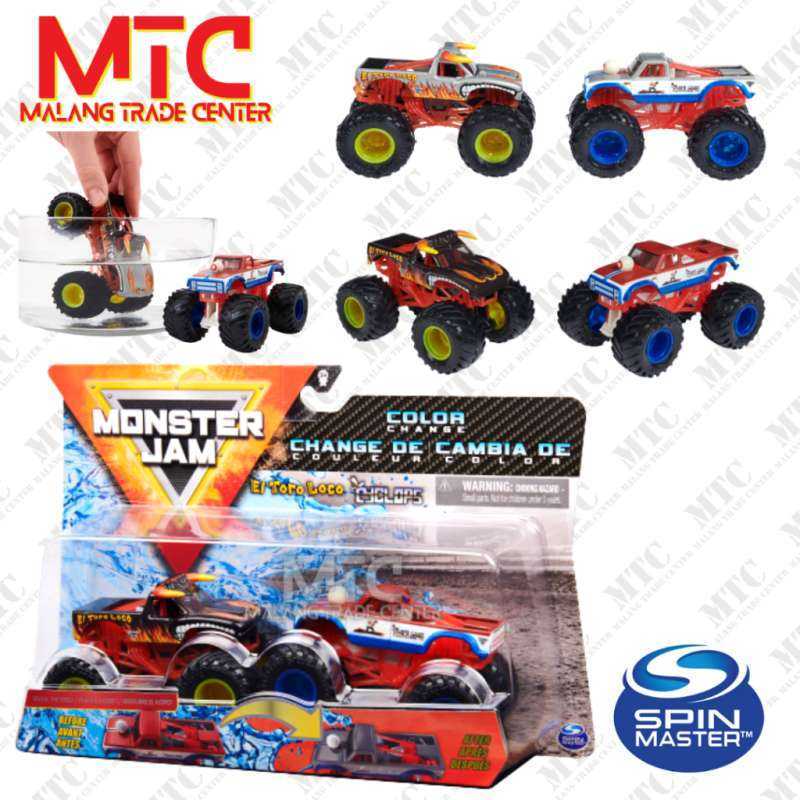 Jual Monster Jam Color Change El Toro Loco VS Cyclops di Seller MTC ...