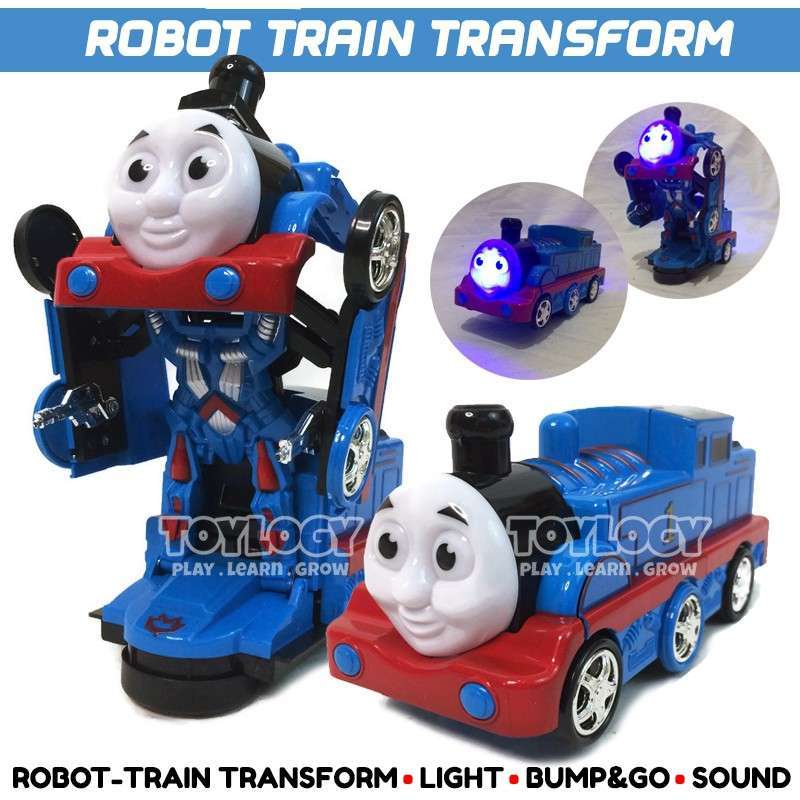 Jual Toylogy Robot Train Go Go Transform Kereta Api Mainan Anak di ...