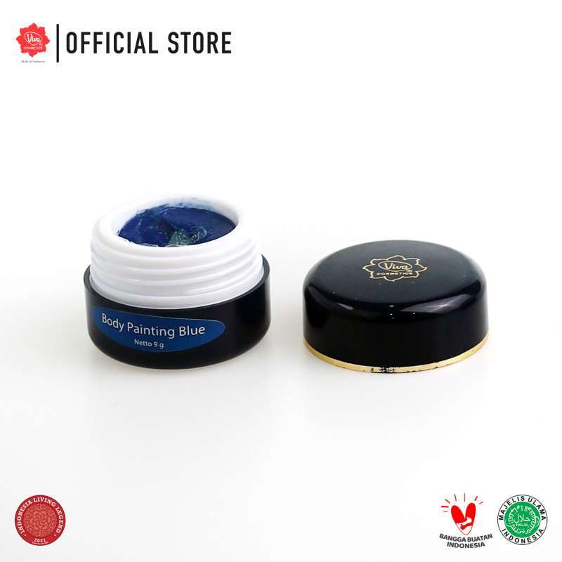 Promo Viva Body & Face Painting - Waterdroof (tersedia 12 Warna) - Blue ...