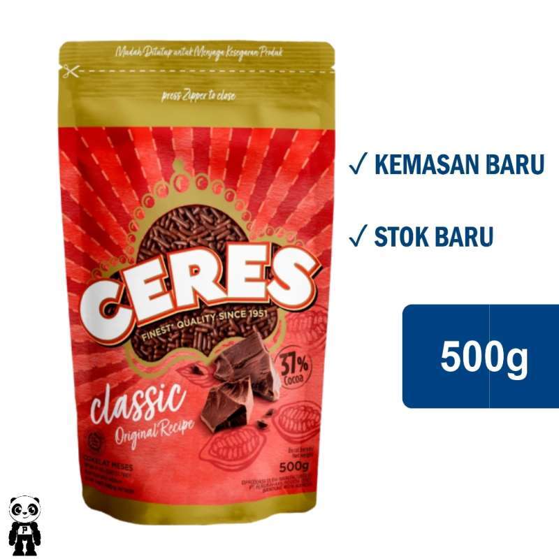 Promo Coklat Meses Ceres Classic Ziplock 500g Meises Ceres Diskon 22% ...