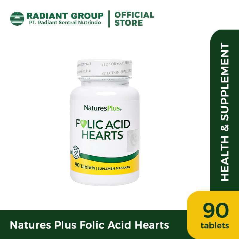 Promo Nature's Plus Folic Acid [90 Tabs] Diskon 20% di Seller Radiant Official Store - Duri Kepa ...