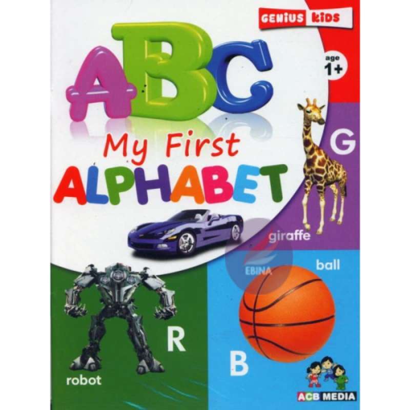 Jual Asli Buku ABC - My First Alphabet oleh Genius Kids Diskon di ...