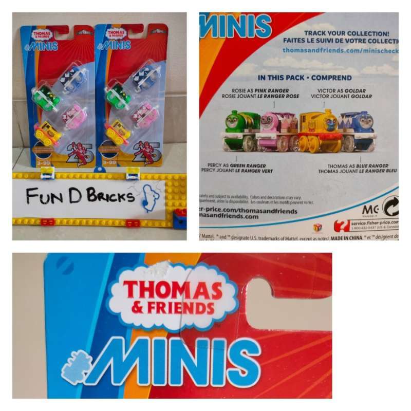 Promo Thomas Minis Power Ranger Power Rangers Diskon 30% di Seller Fun ...