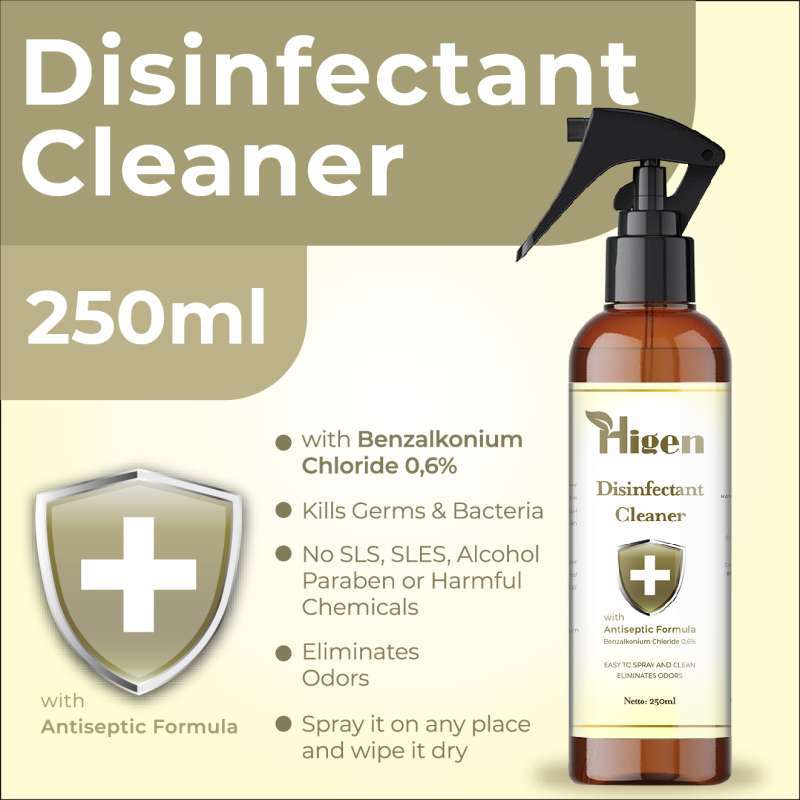 Jual Higen Disinfectant Cleaner 250ml Di Seller Higen Official Store ...