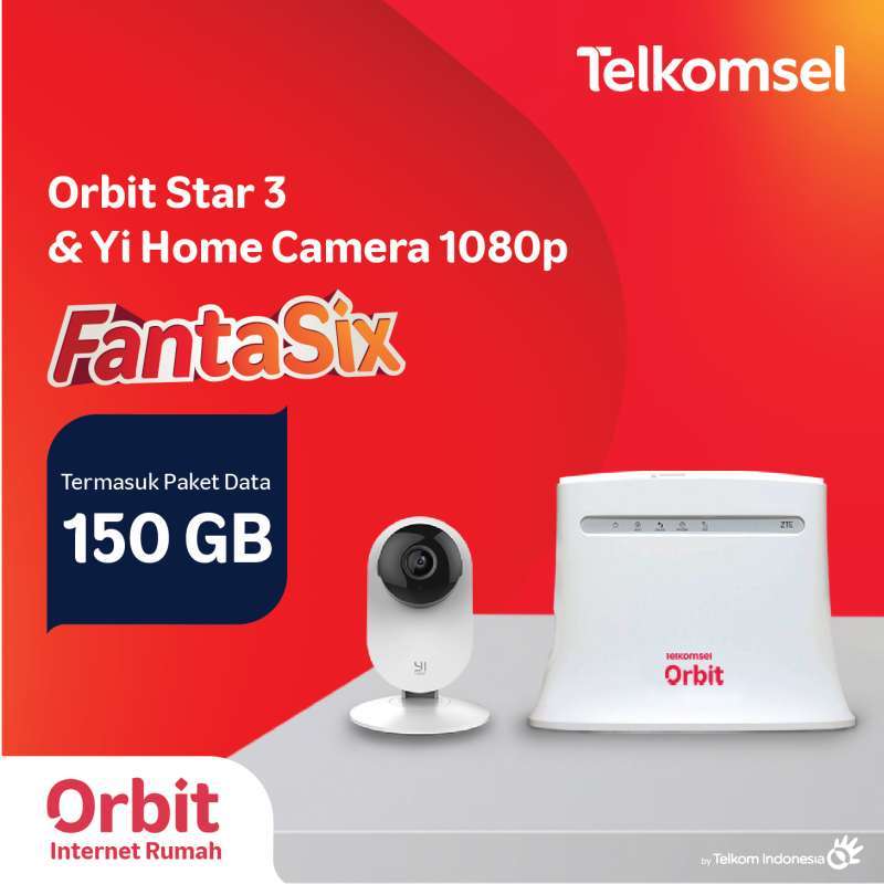 Jual Telkomsel Orbit Star 3 + Yi Home Xiaoyi IP Camera 1080p di Seller ...