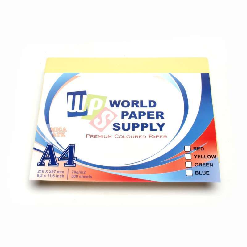 Jual Kertas A4 Warna Kuning Original Murah - Harga Diskon Mei 2024 | Blibli