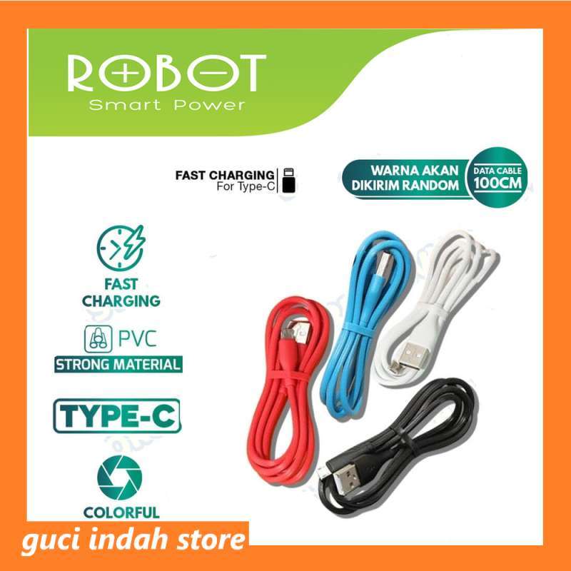 Jual ROBOT Kabel Data RT-TL100 2.4A Cable Data TYPE-C ROBOT - Garansi 1 ... Jual ROBOT Kabel Data RT-TL100 2.4A Cable Data TYPE-C ROBOT - Garansi 1 ...