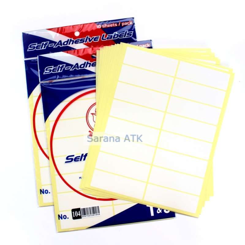 Jual TOM and JERRY Label PUTIH NO. 104 [ Pad ] di Seller Sarana ATK ...