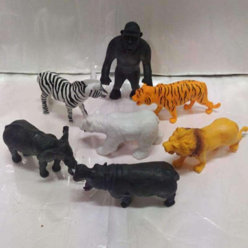 Promo Mainan Anak Wild Animal Juggles Binatang Gajah Badak Harimau ...