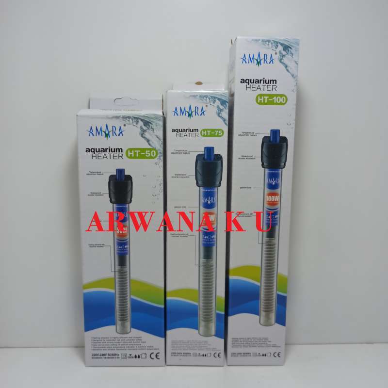 Jual Heater Amara - Pemanas Air Aquarium 75 Watt Di Seller Arwana K U ...