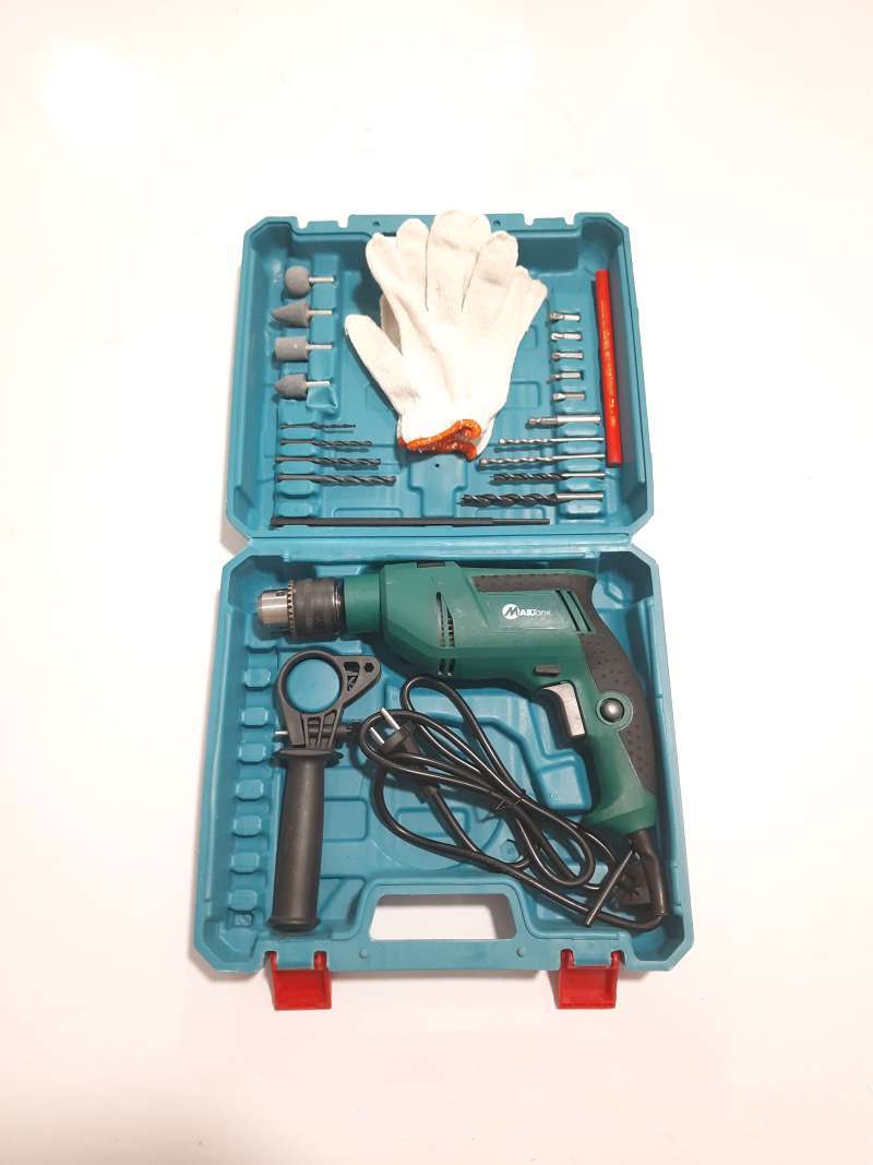 Jual MESIN BOR LISTRIK IMPACT 13MM TEMBOK BETON SET KOPER SH11 MAILTANK ...