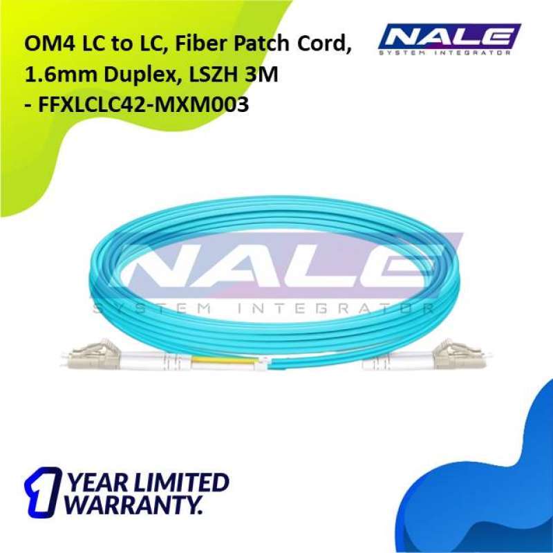 Jual Commscope Lc To Sc Om4 Fiber Patch Cord 1.6mm Duplex Lszh 3m ...