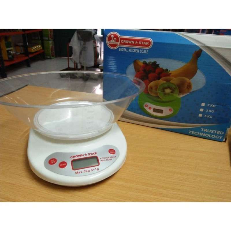 Jual Timbangan kue digital- timbangan tepung digital 5kg (Kode 007) di ...
