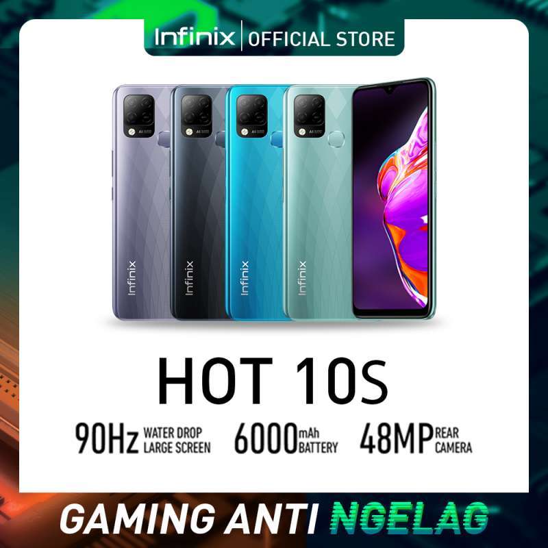 Jual Infinix Hot 10s Smartphone [ 6/128gb ] - Black Di Seller ...