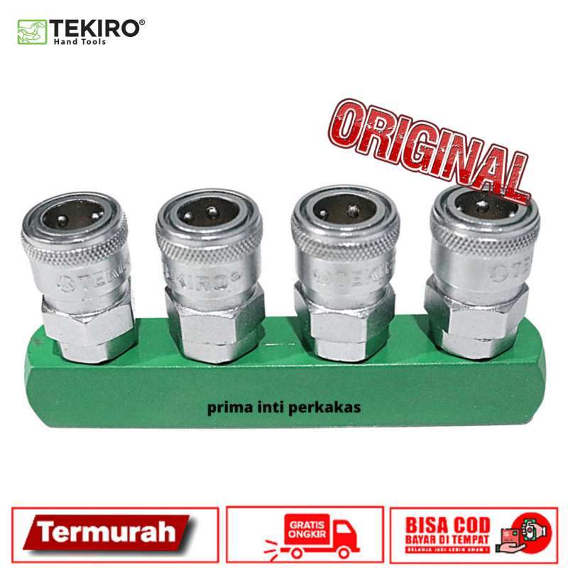 Jual Tekiro Coupler Cabang 4 / Tekiro Quick Coupler 4 Way Di Seller ...