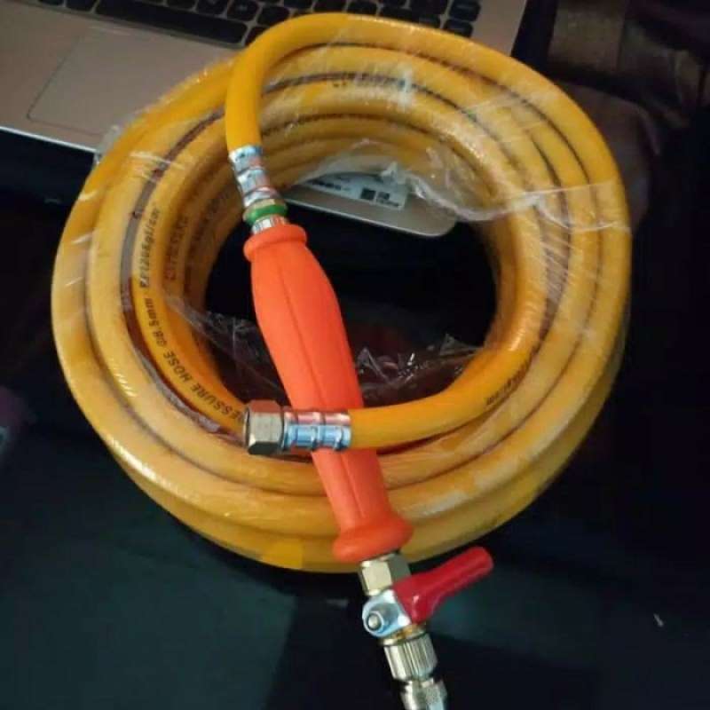 Jual Selang Steam Cuci AC SET - Selang Hasuka + Nozzle + Handle Cuci AC ...