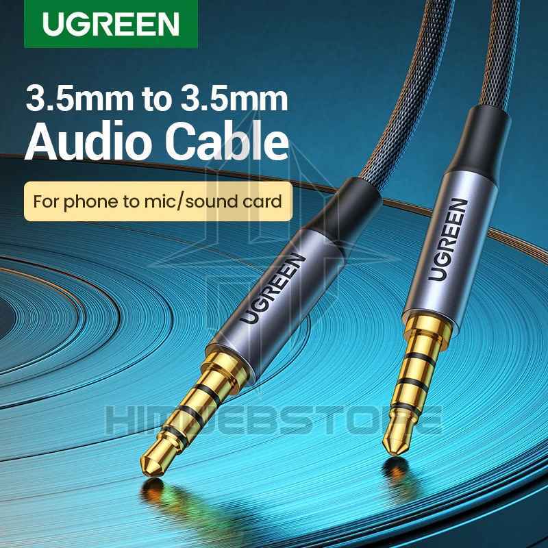 Jual UGREEN 20497 Kabel Jack Aux 3.5mm to 3.5mm Audio Cable 4-pole Ring ...