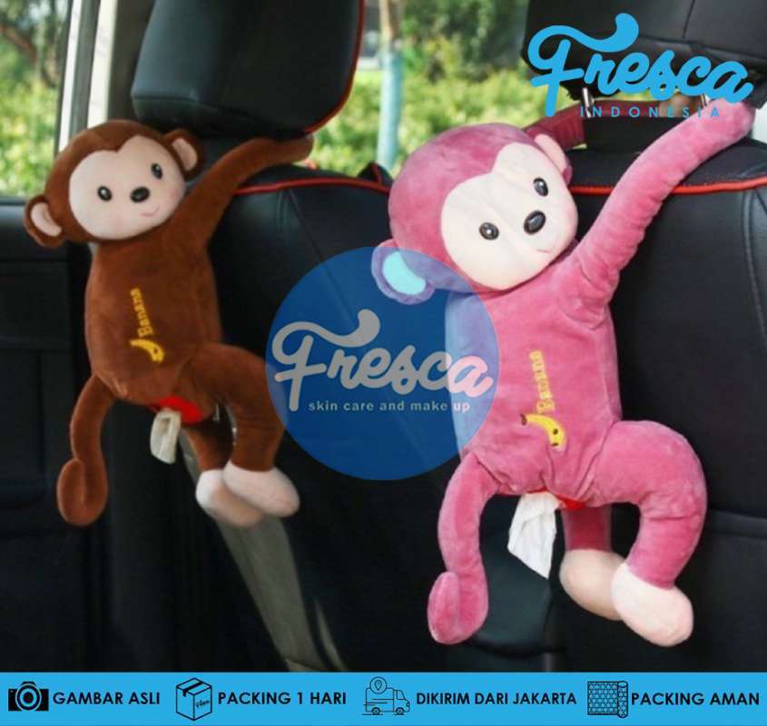 Promo Tisu Gantung Monkey / Kotak Tissue Monyet Banana Kotak Tempat ...