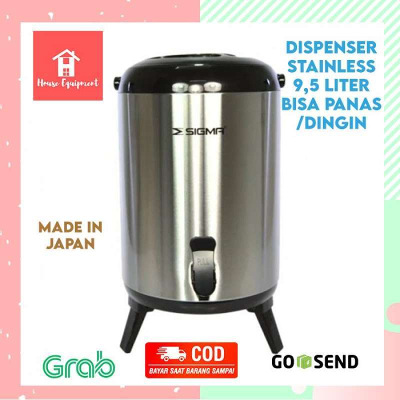 Jual dispenser air panas 9 Liter stainless termos air panas hingga 6 ...