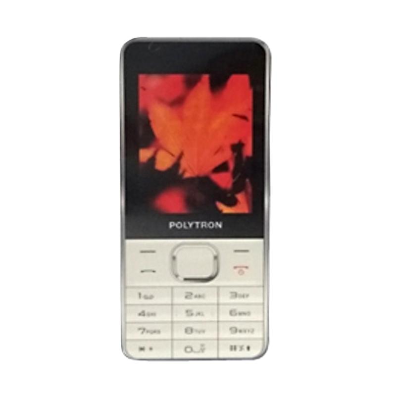 Jual POLYTRON C24E Dual Sim Camera Double Speaker Handphone - White di ...