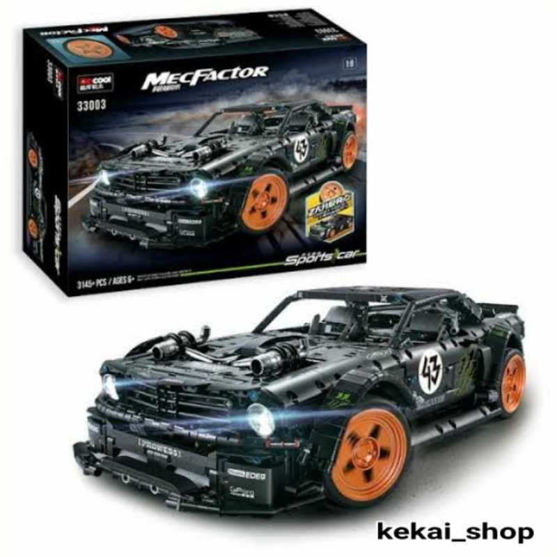 Jual Decool 33003 Ford Mustang MecFactor Technic Bricks Brick Blocks ...