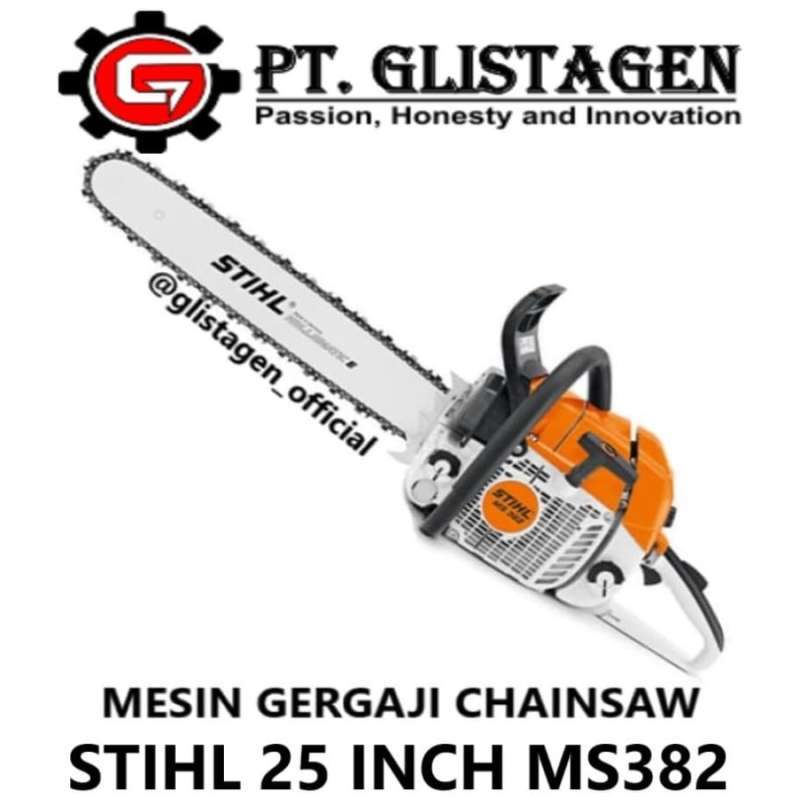 Jual Mesin Gergaji Chainsaw / Potong Kayu Chain Saw Stihl 25 Inch Ms - 382 Di Seller Glistagen ...