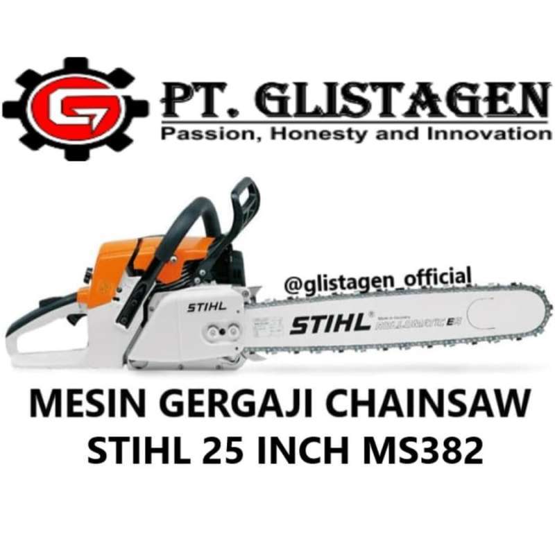 Jual Mesin Gergaji Chainsaw / Potong Kayu Chain Saw Stihl 25 Inch Ms - 382 Di Seller Glistagen ...