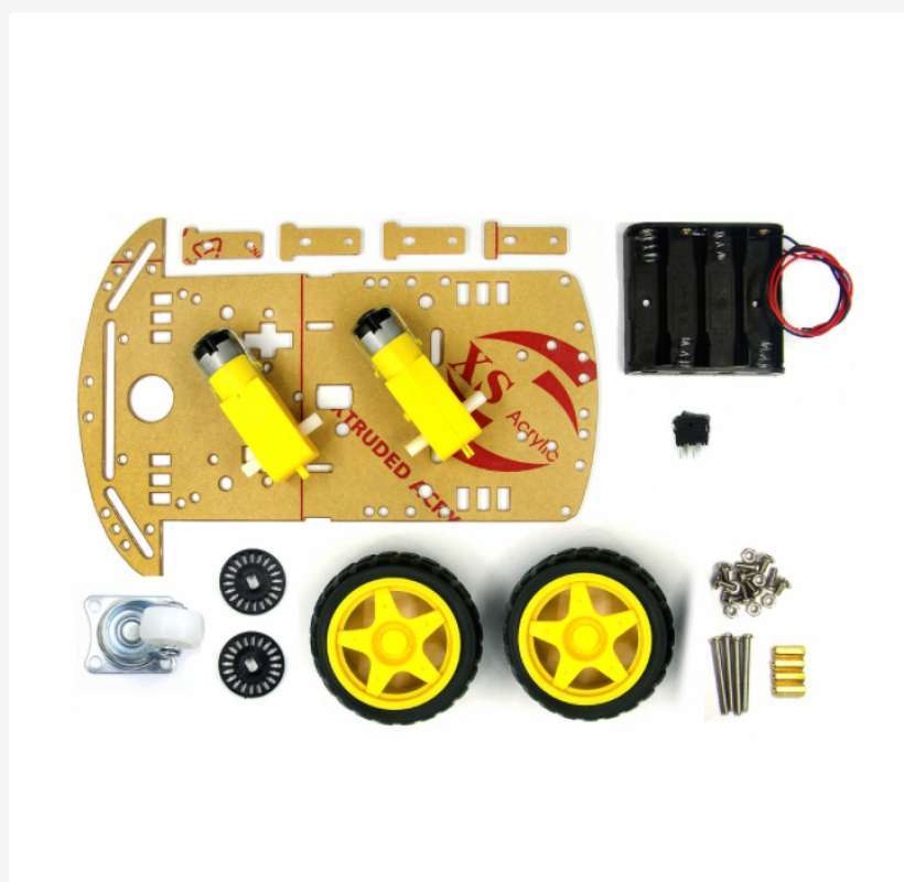 Promo Gratis Ongkir!!! Smart Car Chasis Kit Diy Arduino Robot Kit Smart ...