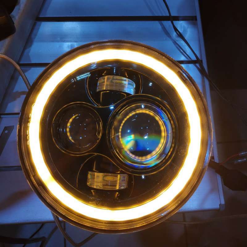 Promo Lampu led head lamp rubicon bulat 7 inch Diskon 16% di Seller ...