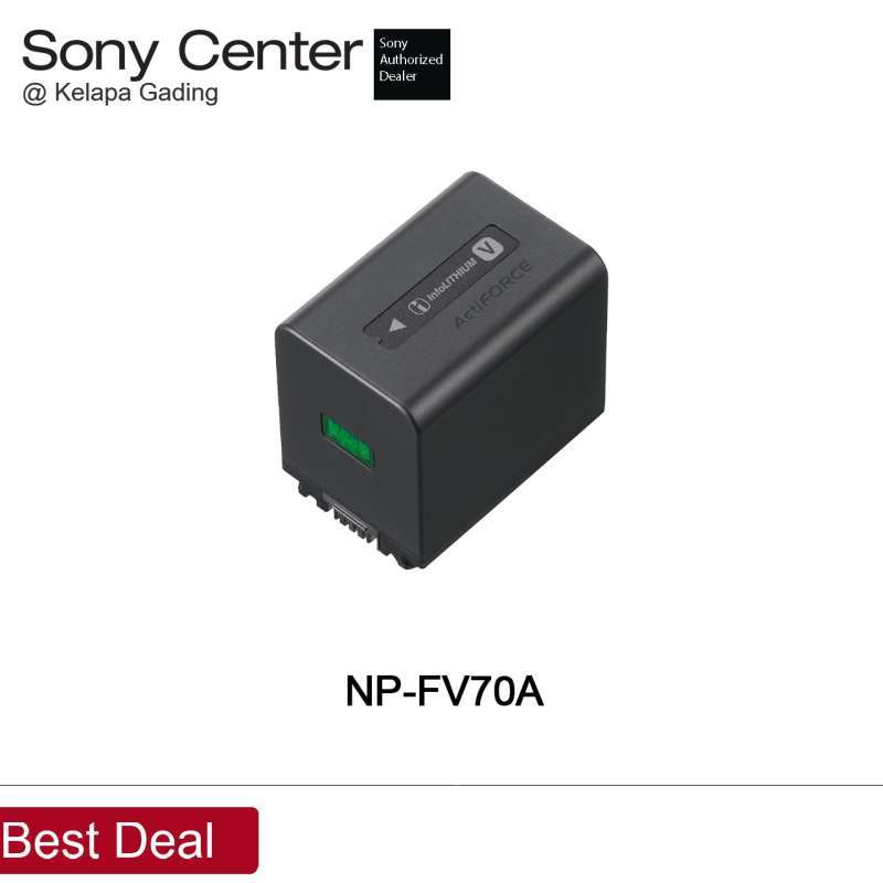 Jual Sony Np-fv70a Baterai Isi Ulang Seri V Original Di Seller Sony Center Jakarta - Sony Center ...