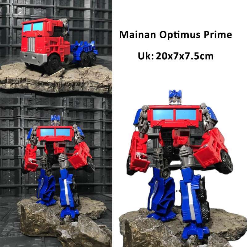 Promo Mainan Optimus Prime Mobil Jadi Robot Deformation Super Car Die ...