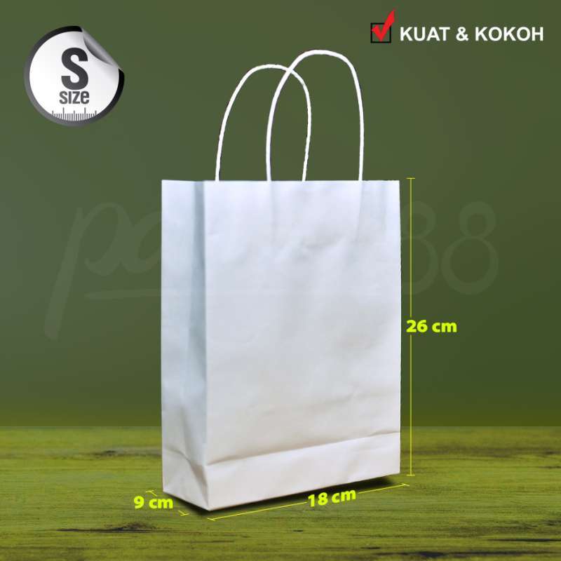 Jual Paper Bag Polos Putih Original Harga Termurah Juni 2024 | Blibli