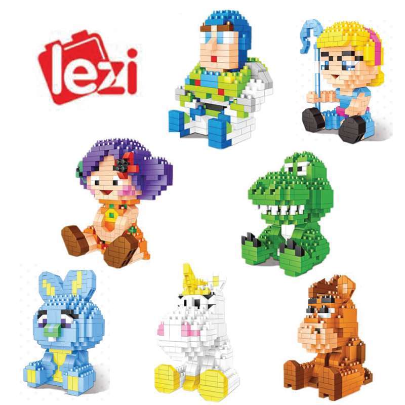 Jual Lego Nano Block Toy Story Mainan Balok Susun Mini Bricks - REX di ...