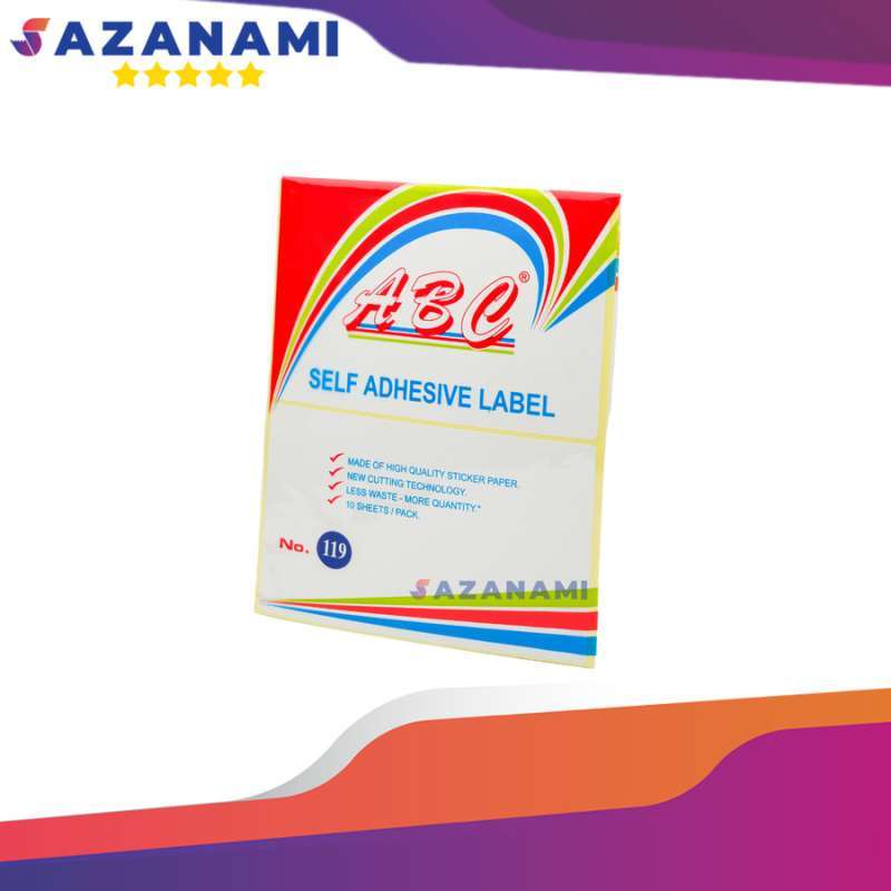 Jual ABC LABEL STIKER LABEL SELF ADHESIVE LABEL LABEL UNDANGAN - No ...