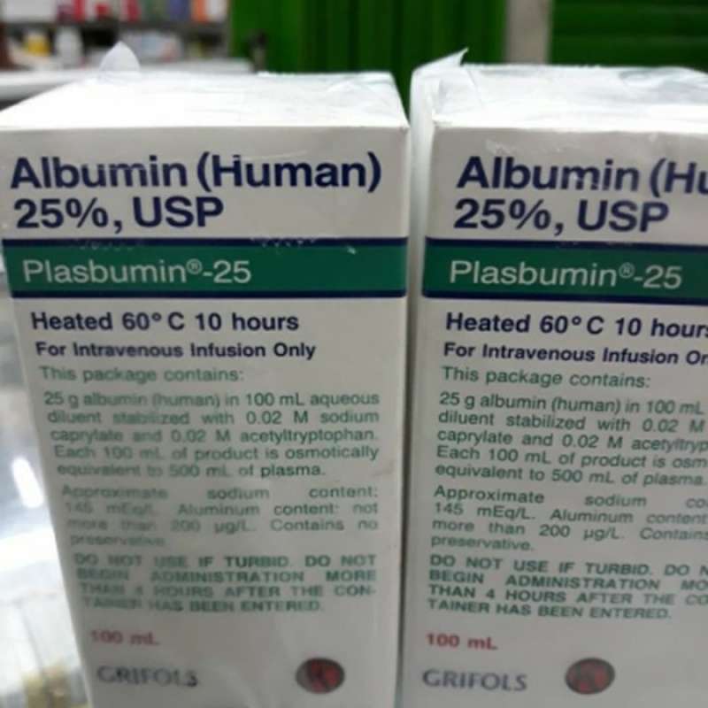 Jual Original Plasbumin- 25 Albumin 25 100 Ml Di Seller Farmasi 77 ...