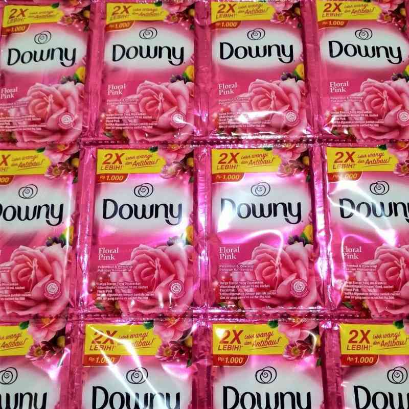 Promo Downy Floral Pink Pelembut & Pewangi Pakaian [20 Ml/ 4 Renceng ...
