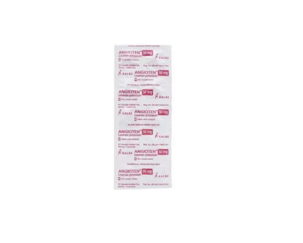 Jual ANGIOTEN 50 MG TABLET STRIP di Seller Apotek Mose Sawah Baru ...