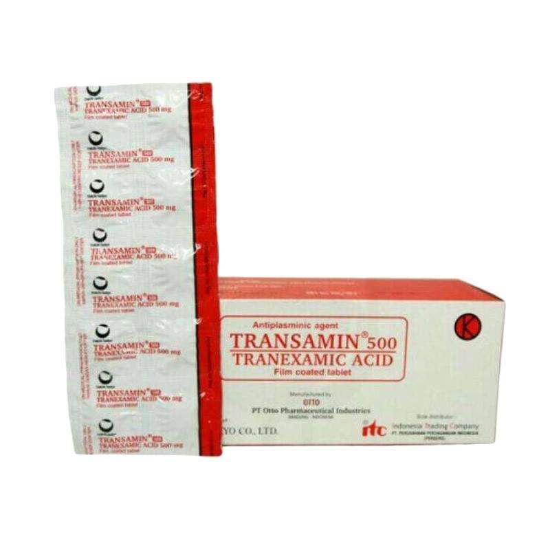 Jual Transamin 500mg Obat Resep Dokter [10 Tab/Strip] di Seller tari ...